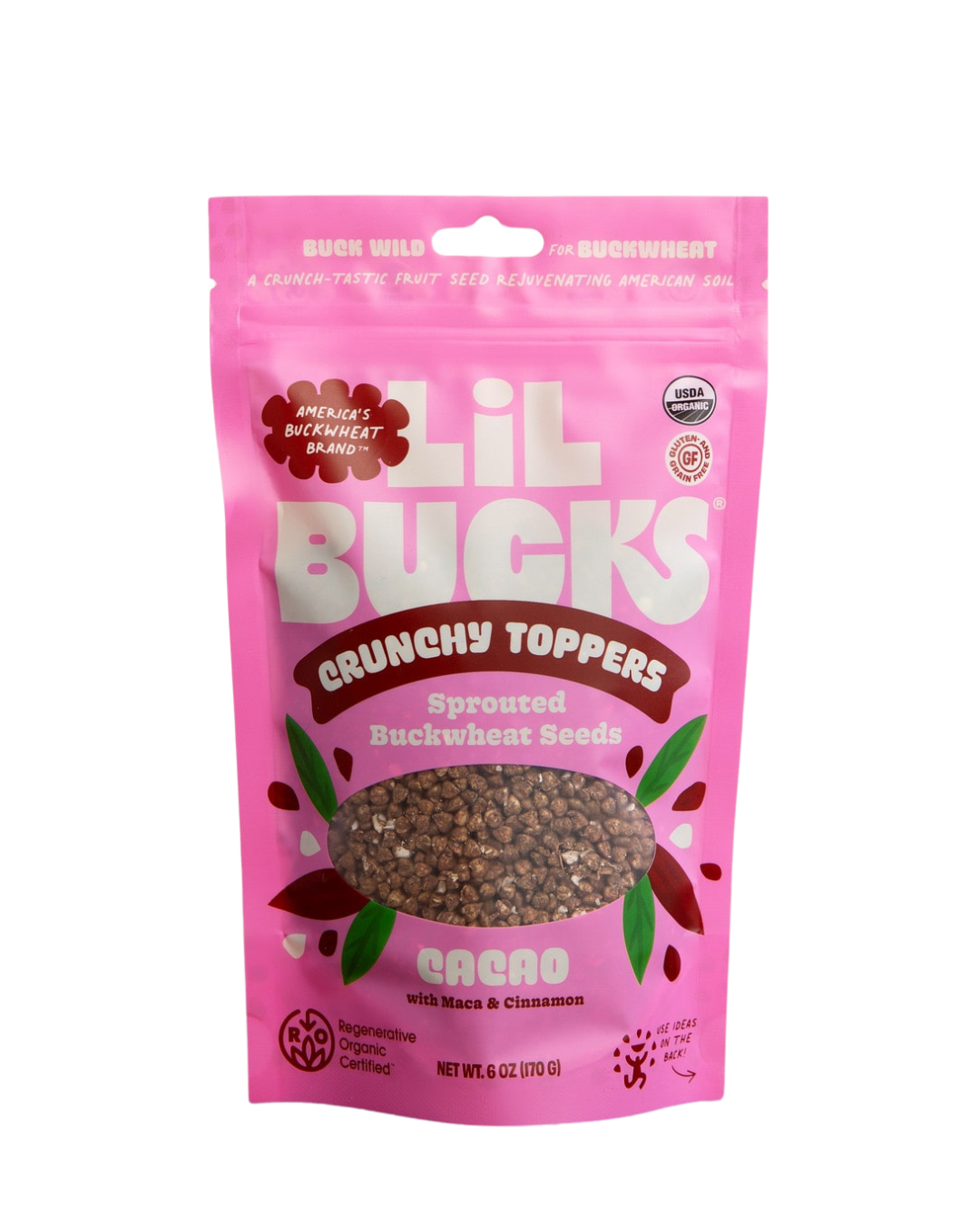 Explore Lil Bucks - Sprouted Buckwheat Snacks & Toppings